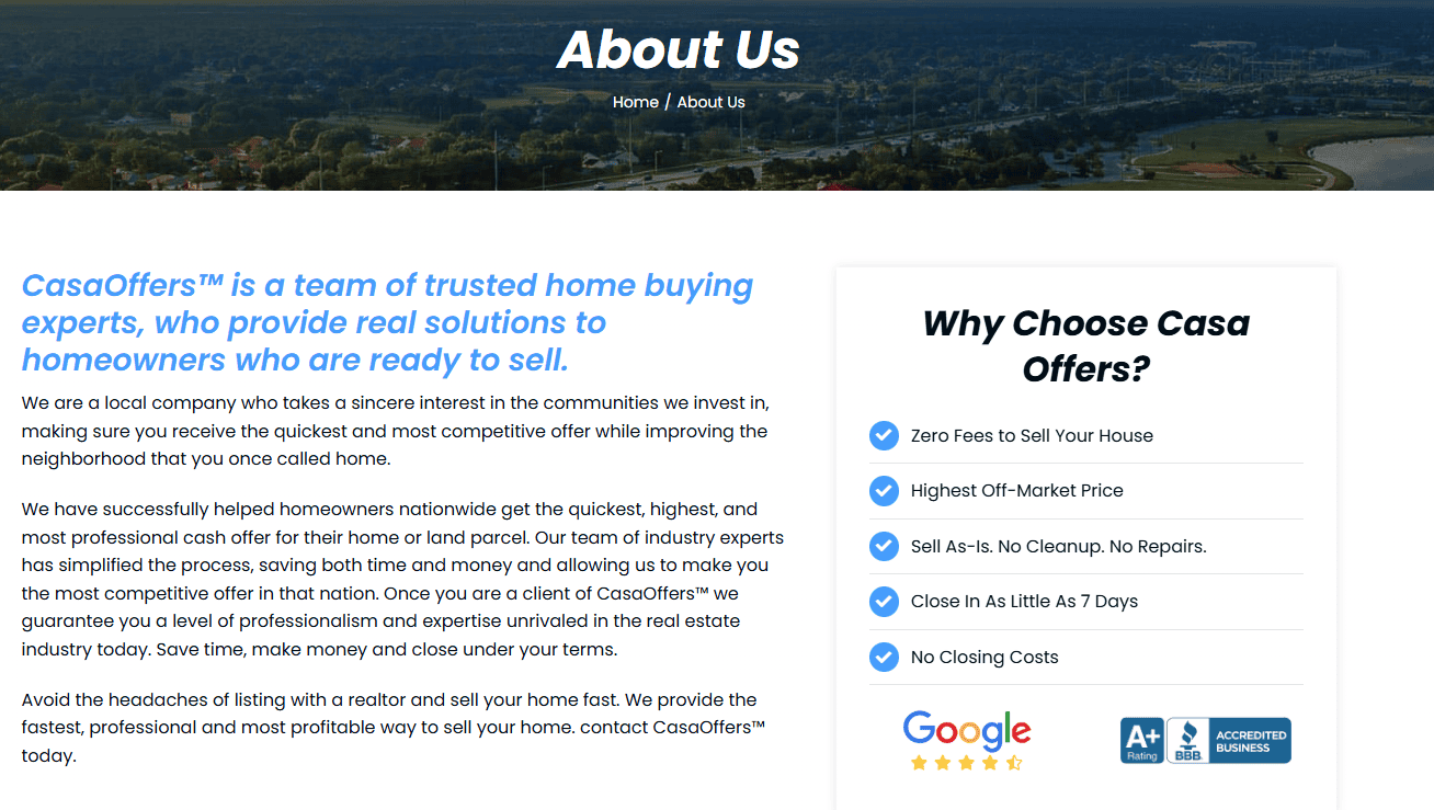 About Us | Meet the #1 Team in the Industry | Casa Offers